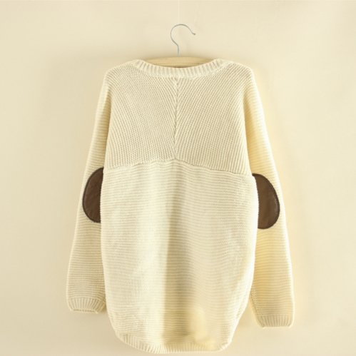 Patch Sleeves Cardigan For Women on Luulla